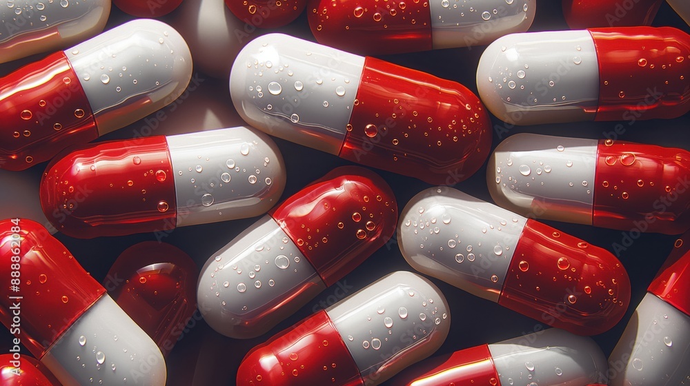 An illustration depicting tramadol and contramal pills, highlighting ...