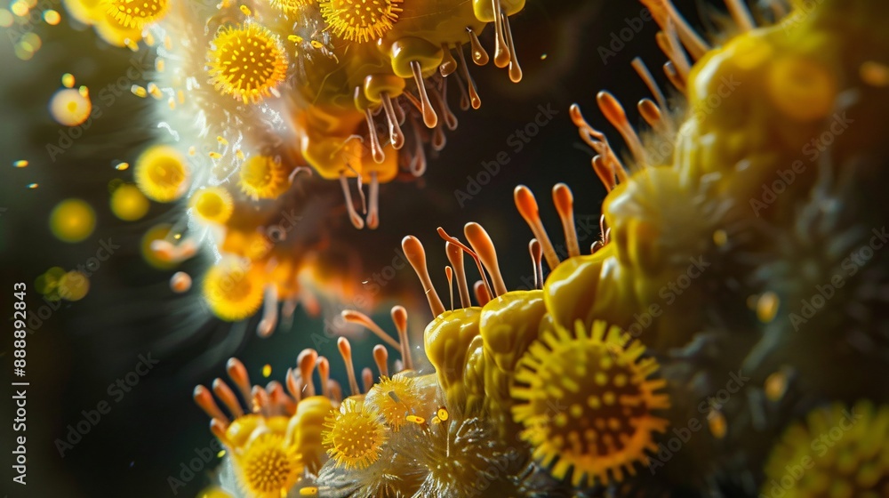 Bacterial Growth in the Mouth , Science microscopic background ...