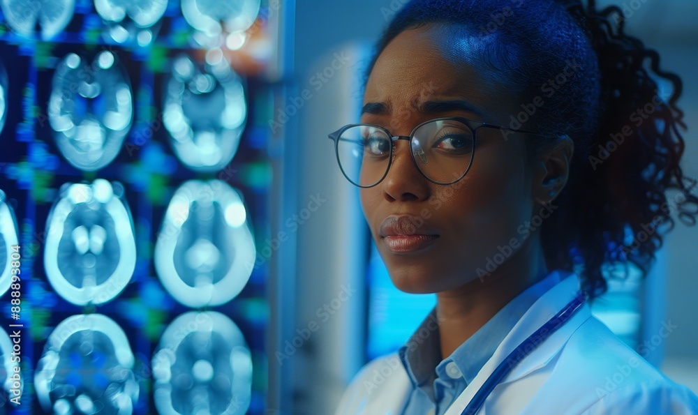 Medical Science Hospital: Confident Black Female Neurologist ...