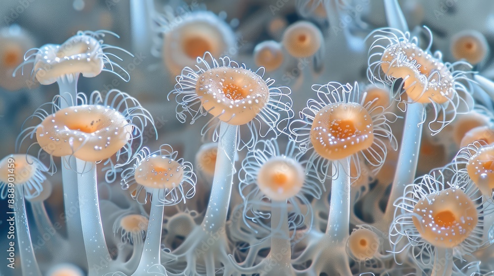 Study fungal spores under high magnification to document their ...