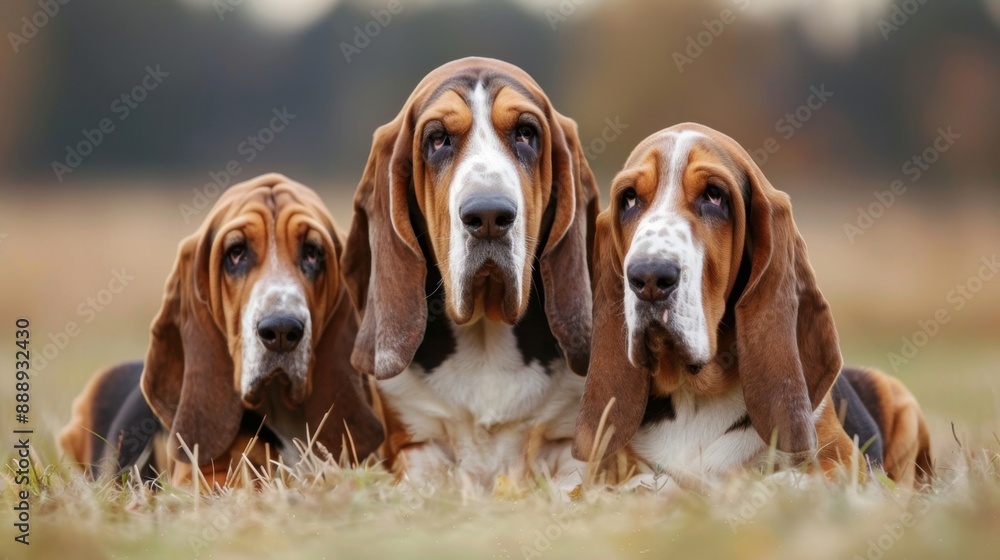 Basset Hound: Known for their long ears and droopy faces, Basset Hounds ...