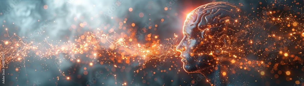 AI brain mapping cognitive layers, convolutional neural processing ...