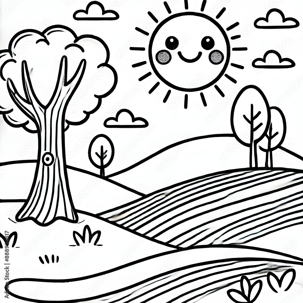 Ausmalbild ilustração do Stock | Adobe Stock