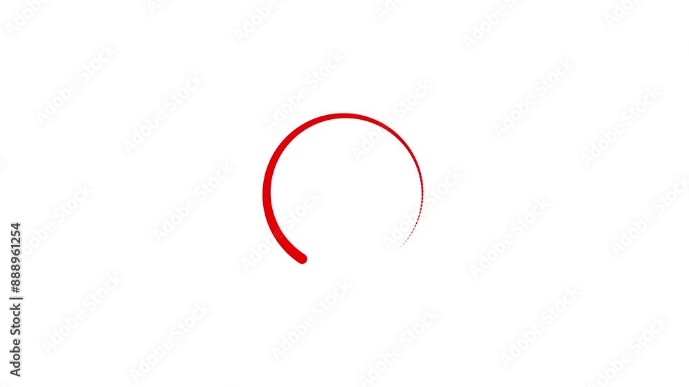 Loading circle animation on white transparent background. Loading bar ...