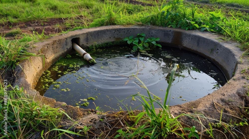 plastic water retention basin for irrigation in agriculture water that ...