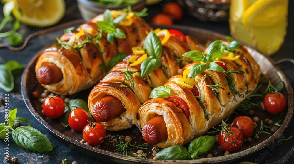 Tasty and unhealthy hot dogs as popular summer appetizers Hot dogs made ...