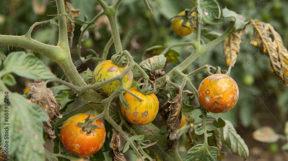 Tomato plant disease Physiological disorder in tomato caused by calcium ...