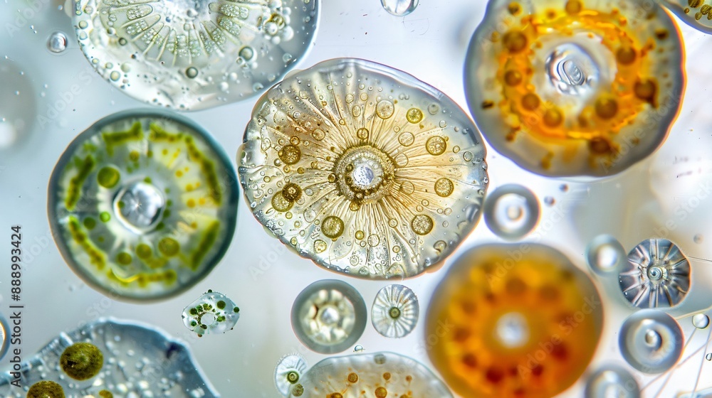 Microscopic Life in Drinking Water,Science microscopic background ...