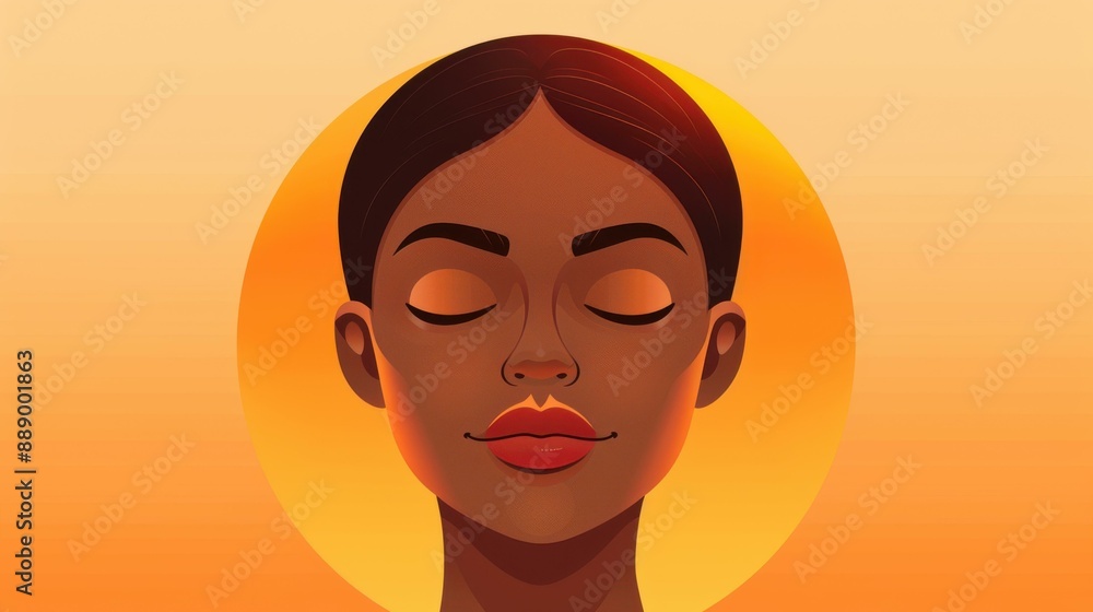 Stunning cosmic fantasy illustration of a radiant sun goddess with a ...