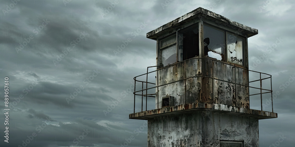 Vanished Vigilance of Freedom: An abandoned watchtower, its warning ...