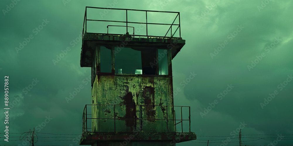 Vanished Vigilance of Freedom: An abandoned watchtower, its warning ...