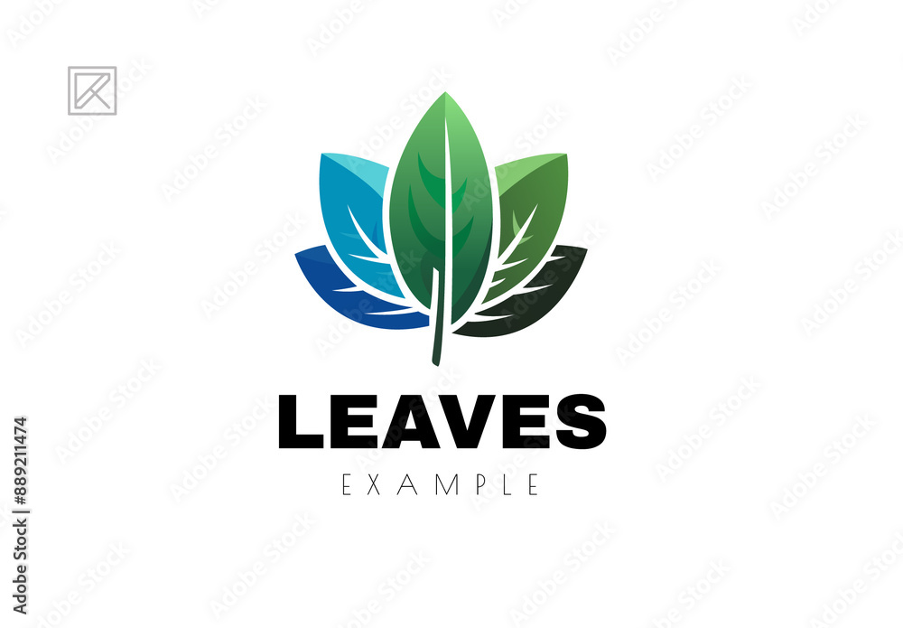 Leaves Logo Stock Template | Adobe Stock