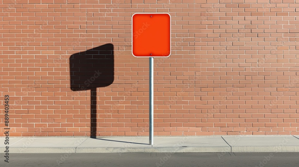 Red brick wall texture with vintage signage, great for urban street ...