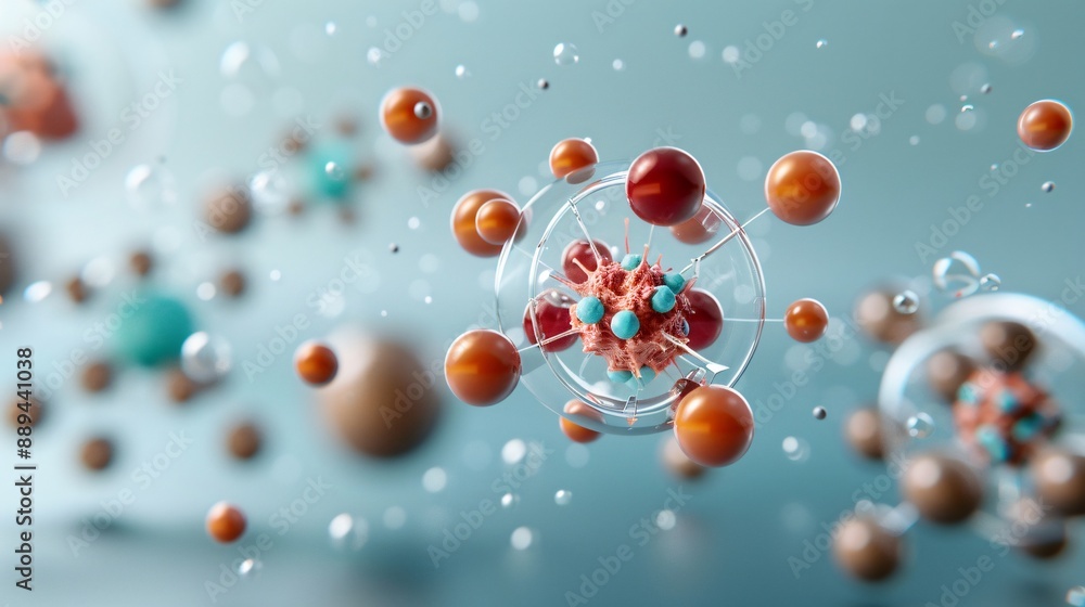 Exploring the Anatomy of an Atom Scientific Model Showing Nucleus ...