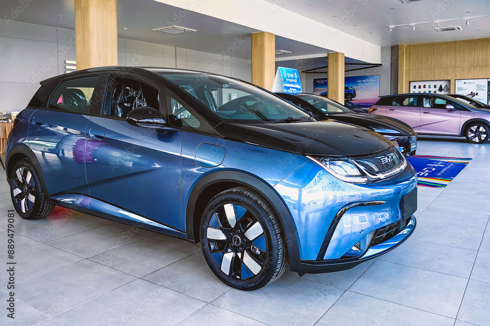 KANCHANABURI - THAILAND, JULY 6,2024 : Inside a showroom and interior ...