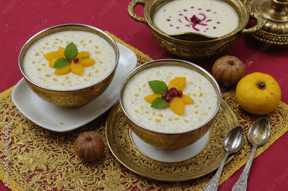 Rice Kheer Indian Sweet Payesh, Onam Payasam, Phirni dessert Mumbai ...