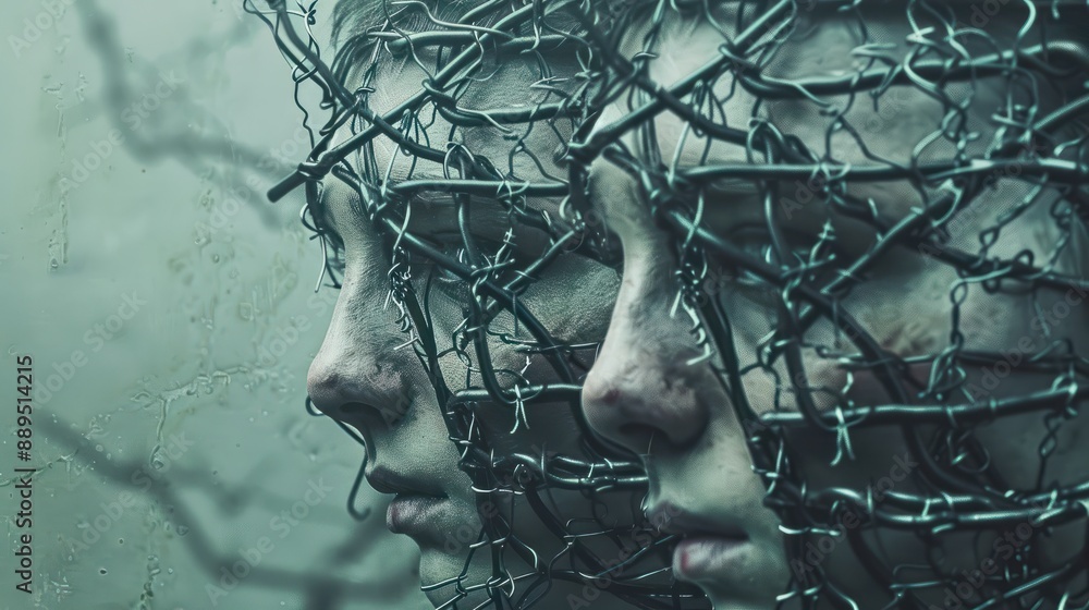 Invisible shackles binding young minds, constraining their thoughts and ...