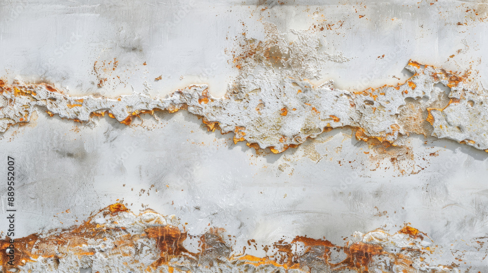 Weathered, textured surface showcasing layers of rust and peeling paint ...