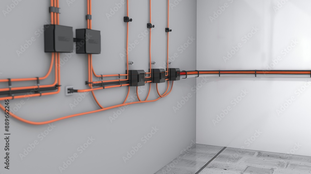 Extend electrical wires in wall surfaces by following this wiring ...