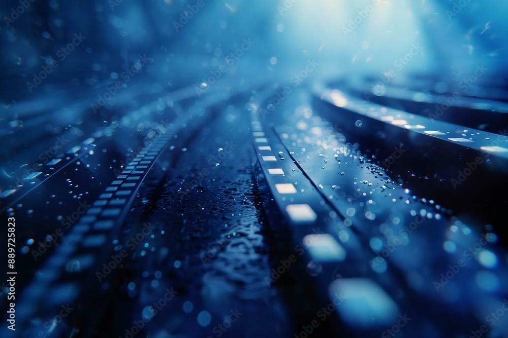 sleek and modern lower third design element slowly animating on screen ...