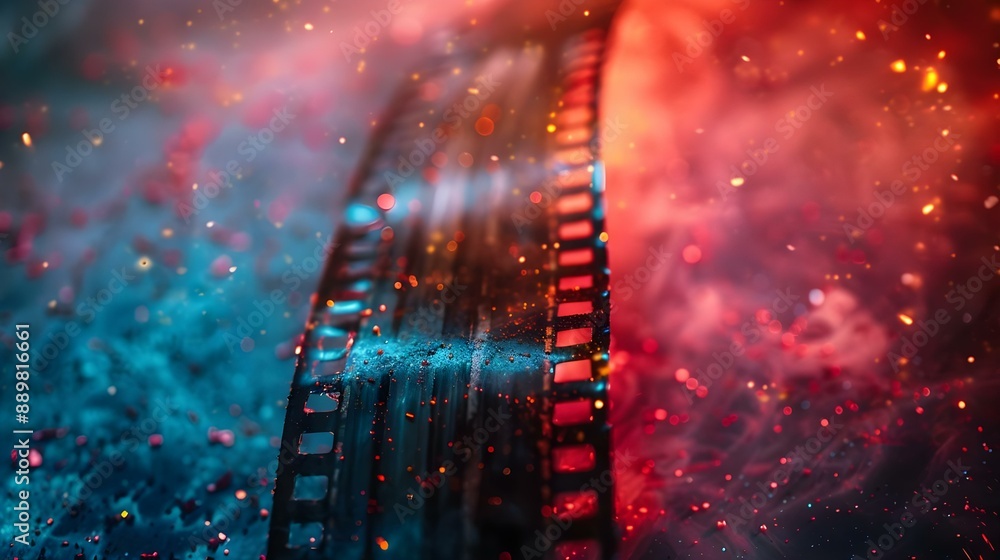 Vintage film overlay background with scratches and dust Stock Photo ...