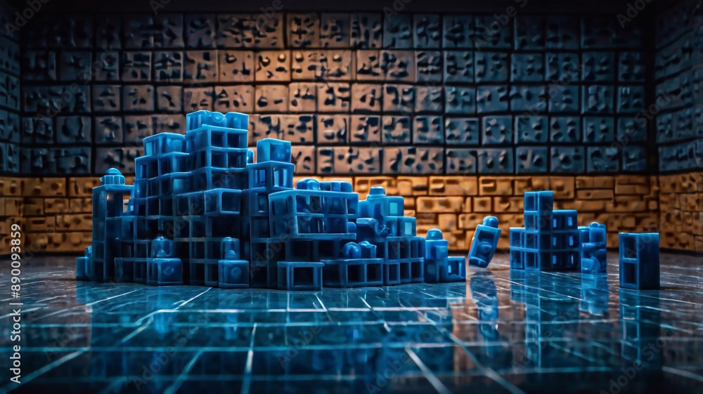 lego blocks building Plastic toy block, background wall frame empty ...