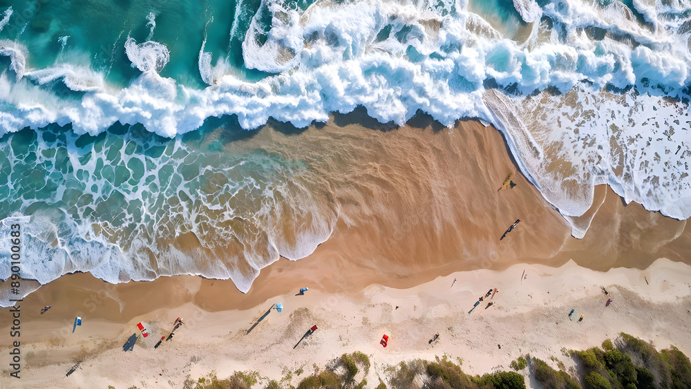 Beautiful beach drone shot, nice beach photo from bird eye, Island ...