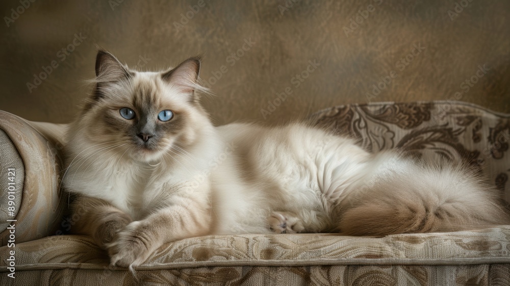 Ragdoll: This semi-longhaired breed is large and known for its tranquil ...