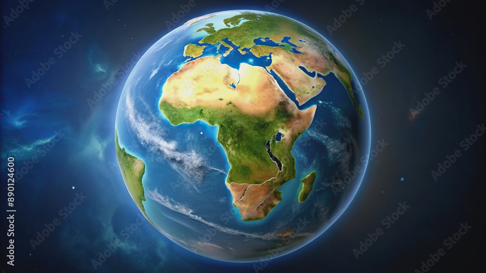 Pangea supercontinent rotating on planet Earth, Pangea, geological ...