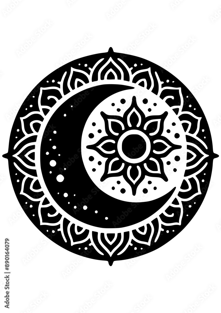 Mystic SVC, Magic SVG, Magic Mushrooms SVG, Black Cat SVG, Moon SVG ...