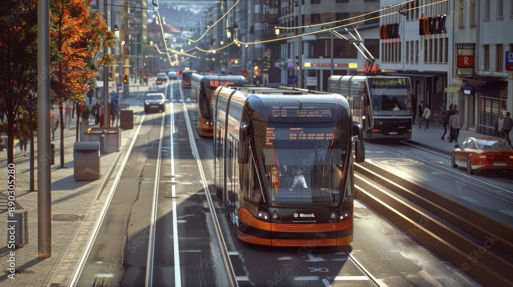 Generate a photo realistic image of urban mobility solutions ... Generate a photo realistic image of urban mobility solutions ...