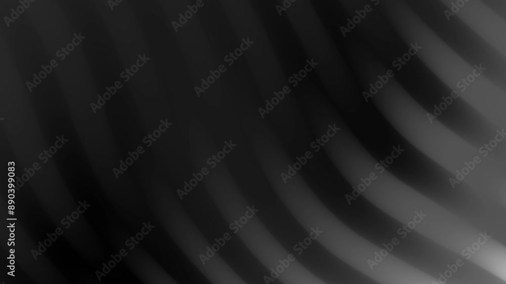 Black linear gradient background with sleek wavy horizontal lines on a ...