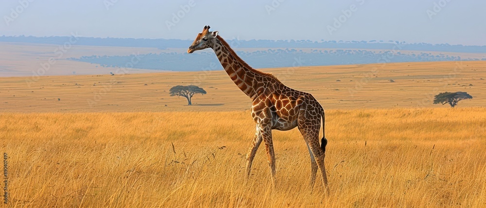 Giraffes in the Savanna Photographs of giraffes roaming the open plains ...