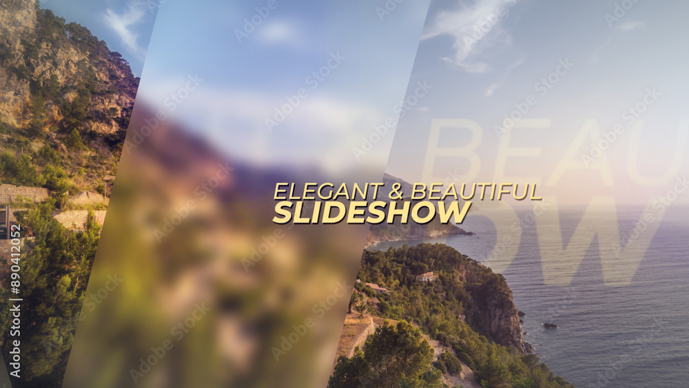 Elegant & Beautiful Slideshow Stock Template | Adobe Stock