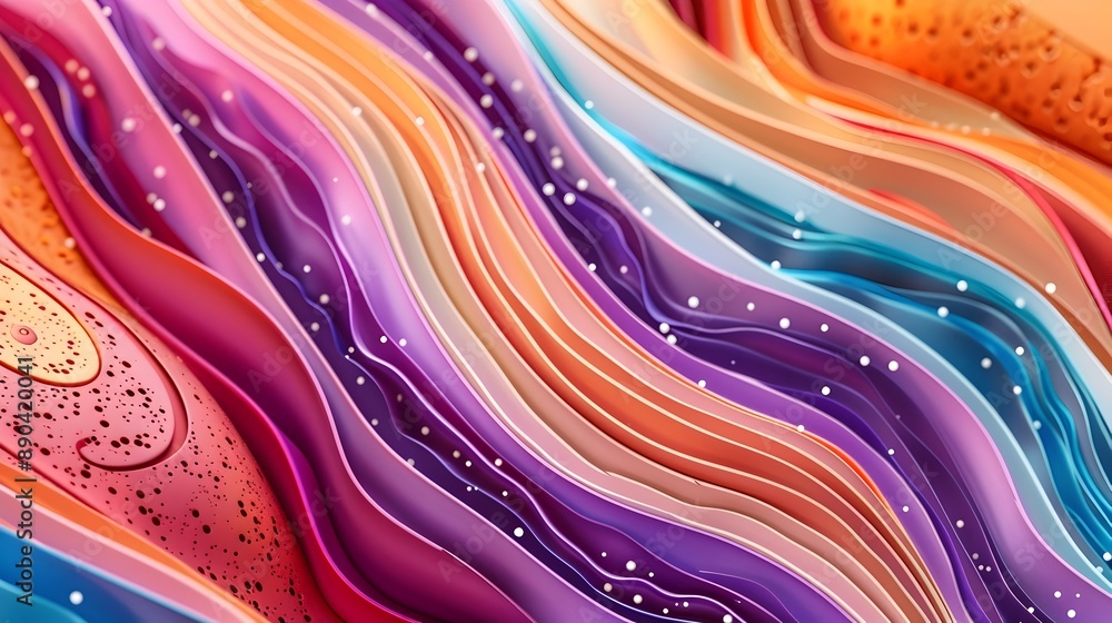 Vibrant Anatomical of Hair Layers and Cross-Section Structure Stock ...