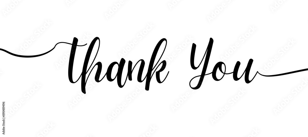 Printable thank you cards with thank you cursive, handwritten ...