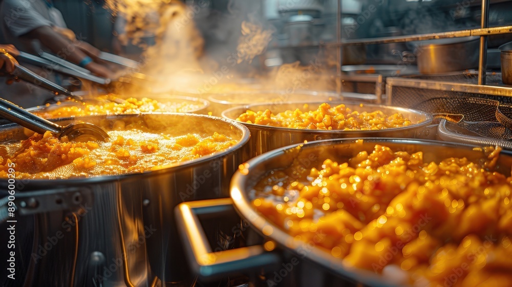 Artisanal Jam Making Process in Modern Manufacturing Facility with ...