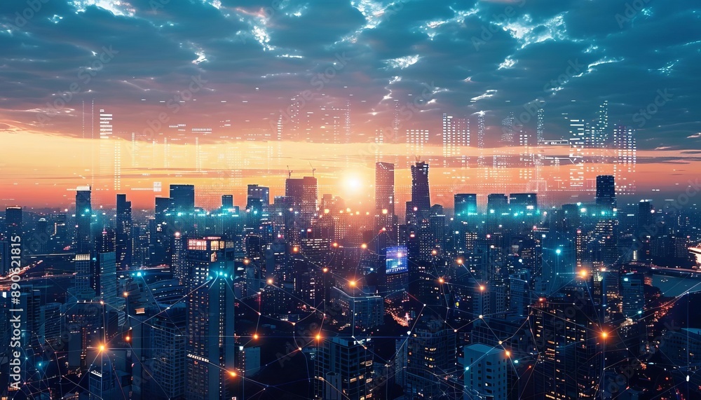 Digital Cities of North America, iconic US cities transformed into ...