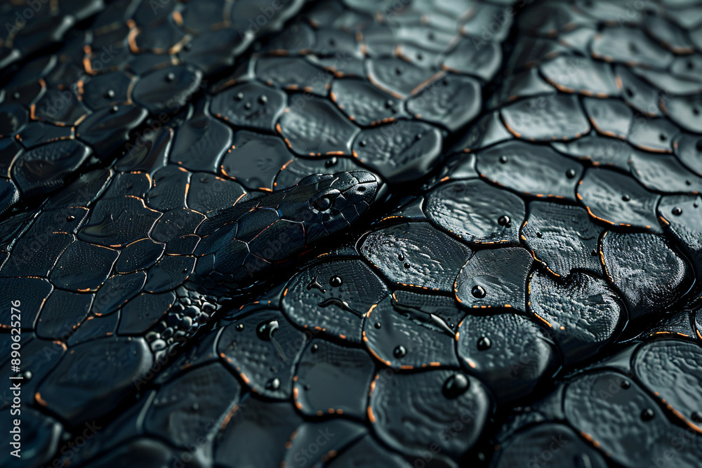 Black snake skin texture background with high resolution Stock Photo ...