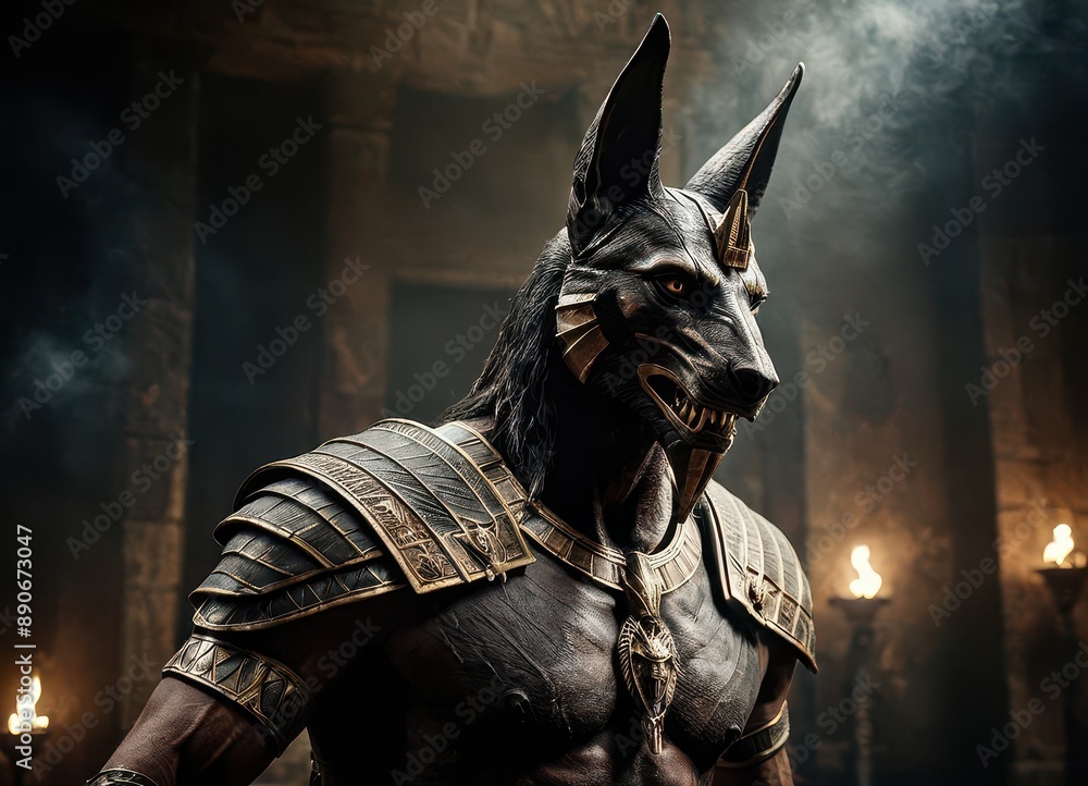Exploring the Legend of Evil Anubis in Ancient Egyptian Mythology Stock ...