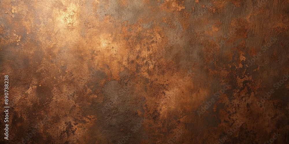 Dark bronze metallic texture background with stains and uneven surface ...