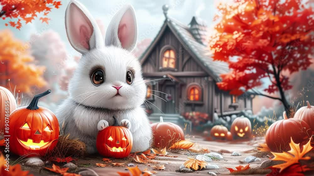 Cute Halloween Bunny Boo Stream Pack Lofi . animated wallpaper, virtual ... Cute Halloween Bunny Boo Stream Pack Lofi . animated wallpaper, virtual ...