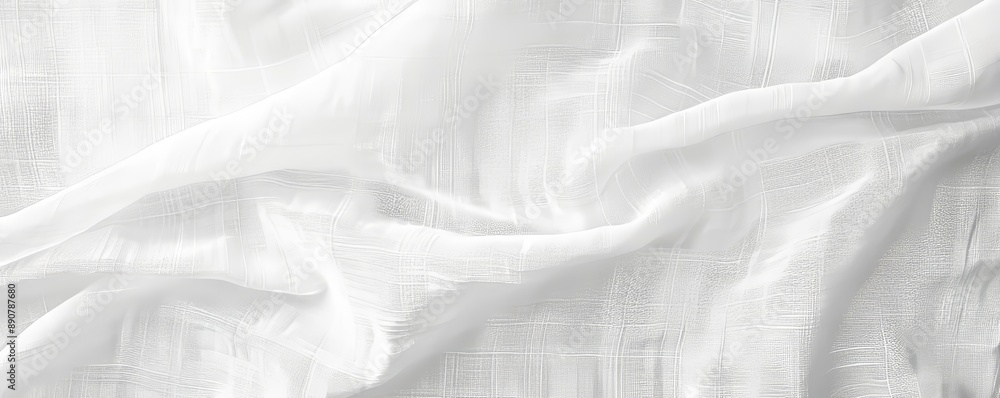 Seamless subtle white linen textile white background texture overlay ...
