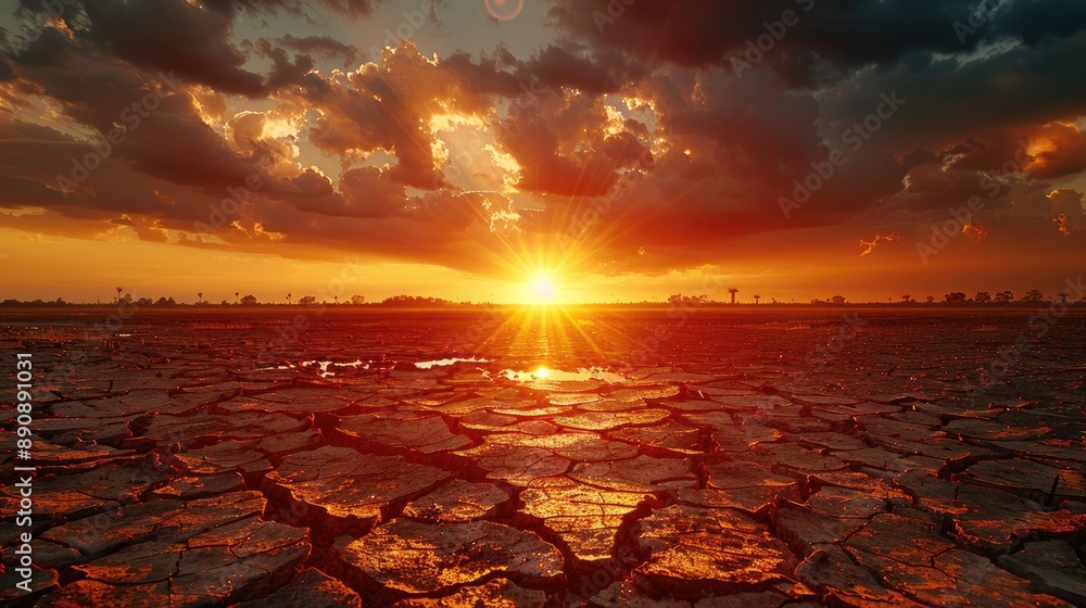 Blazing summer heat - show heat wave, high summer temperatures ...