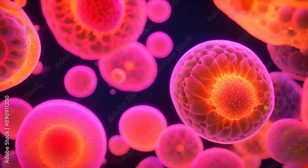 An immunofluorescence animation highlighting the formation of ...