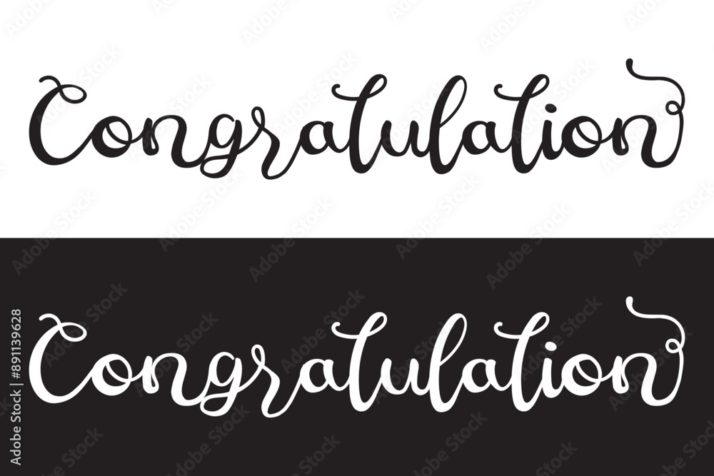 Congratulation sign for graduation party. Academic or graduation cap ...