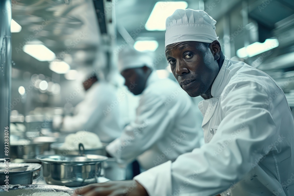 Professional Restaurant Workers Maintaining a Clean and Hygienic ...