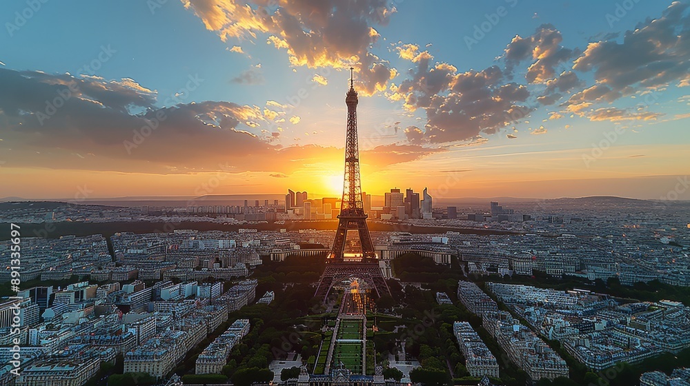 Eiffel Tower, Paris, France: One of the most iconic landmarks globally ...