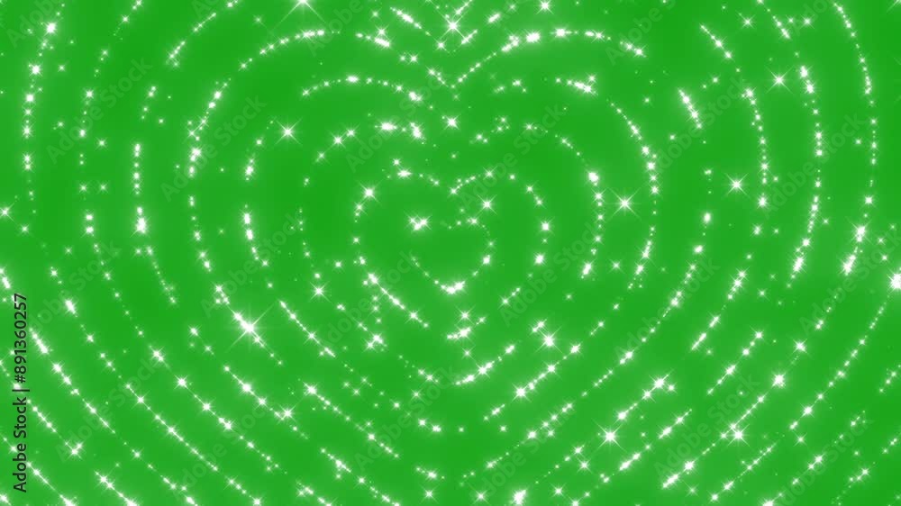 Glitter sparkle animated green screen, 4K Chroma key 3d animation ...