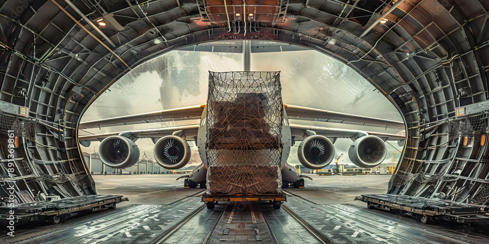 Cargo Carriers of the World: A wide-body cargo plane with its cargo ...